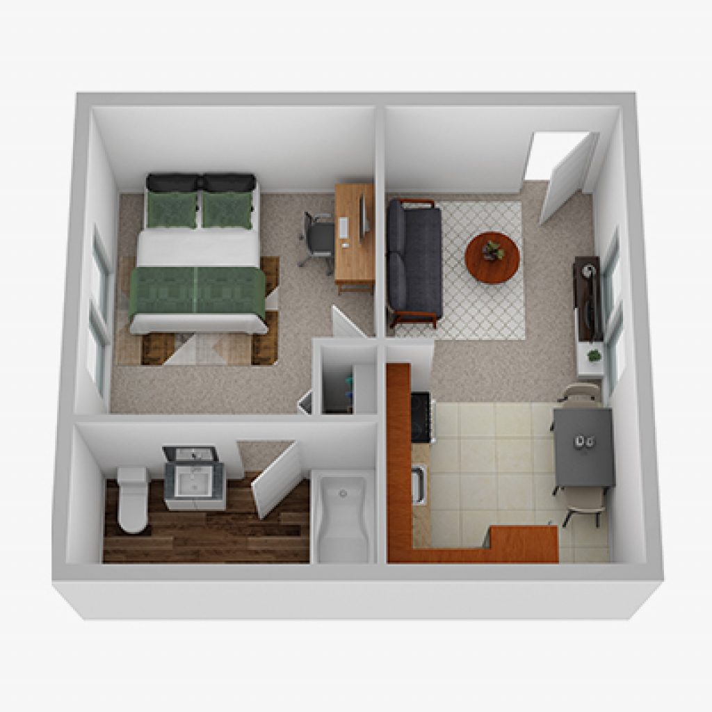 North Single Suite Apartment | Campus Side in Slippery Rock PA